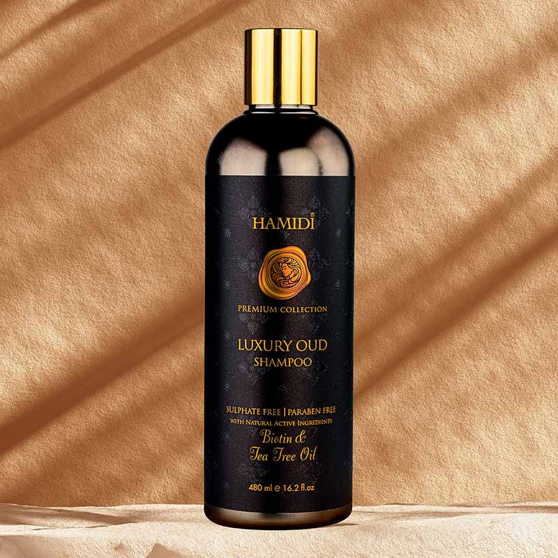 LUXURY OUD SHAMPOO BIOTIN & TEA TREE OIL - 480ML – Hamidi-KW